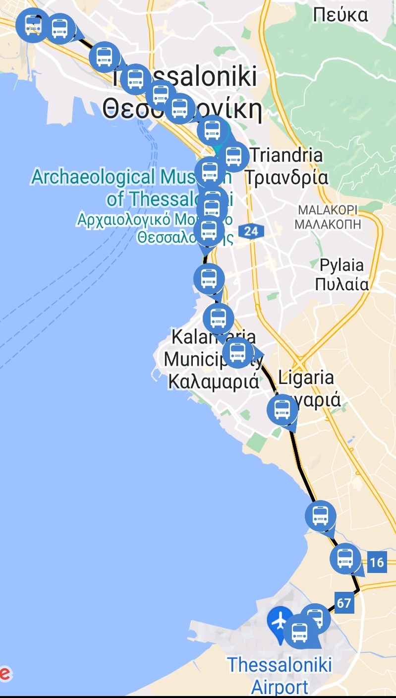 Πρόσβαση με τα Μ.Μ.Μ. (Λεωφορεία) στο Αεροδρόμιο Μακεδονία ...
